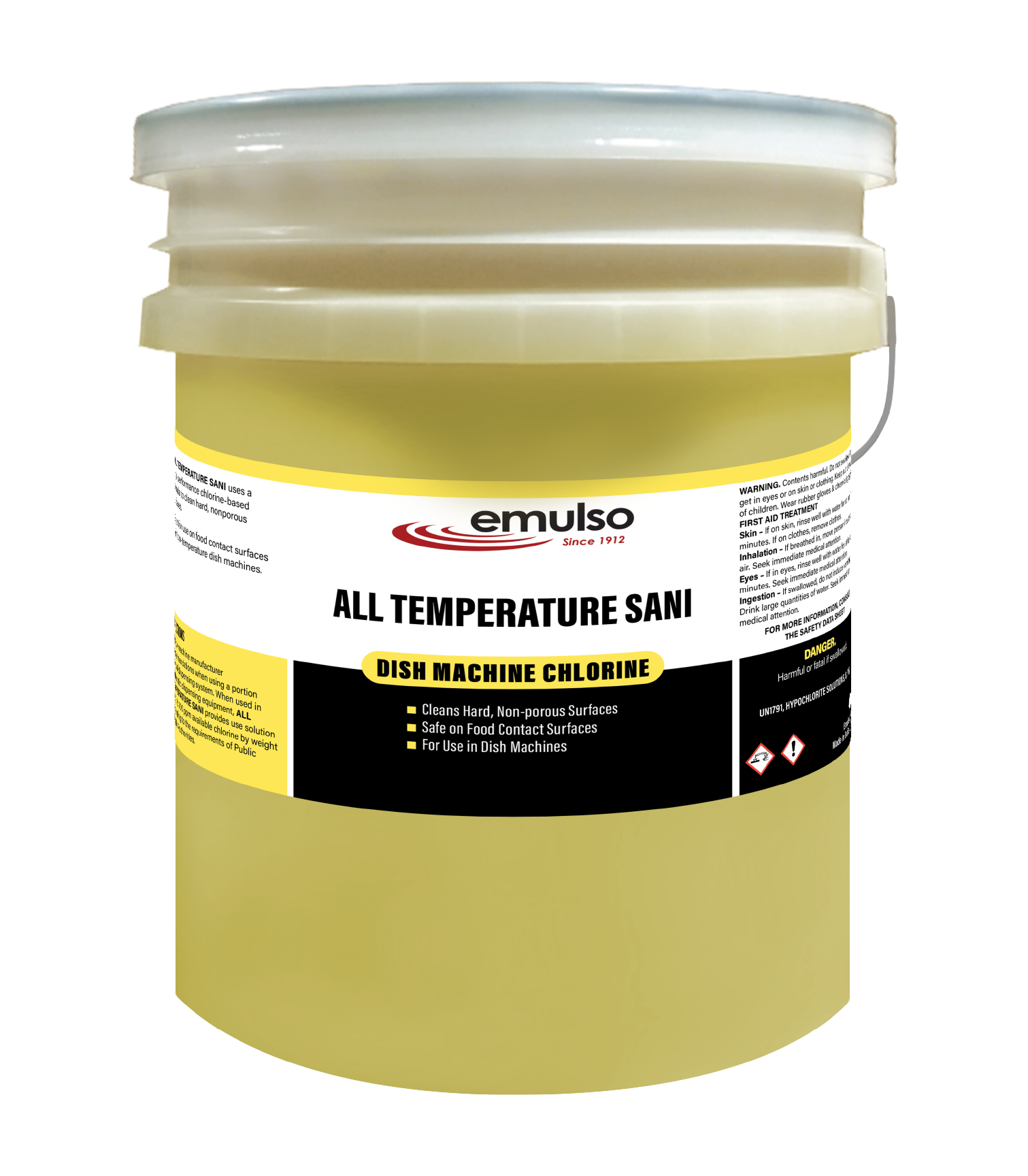 Chlorine Dish Machine Sanitizer - Emulso